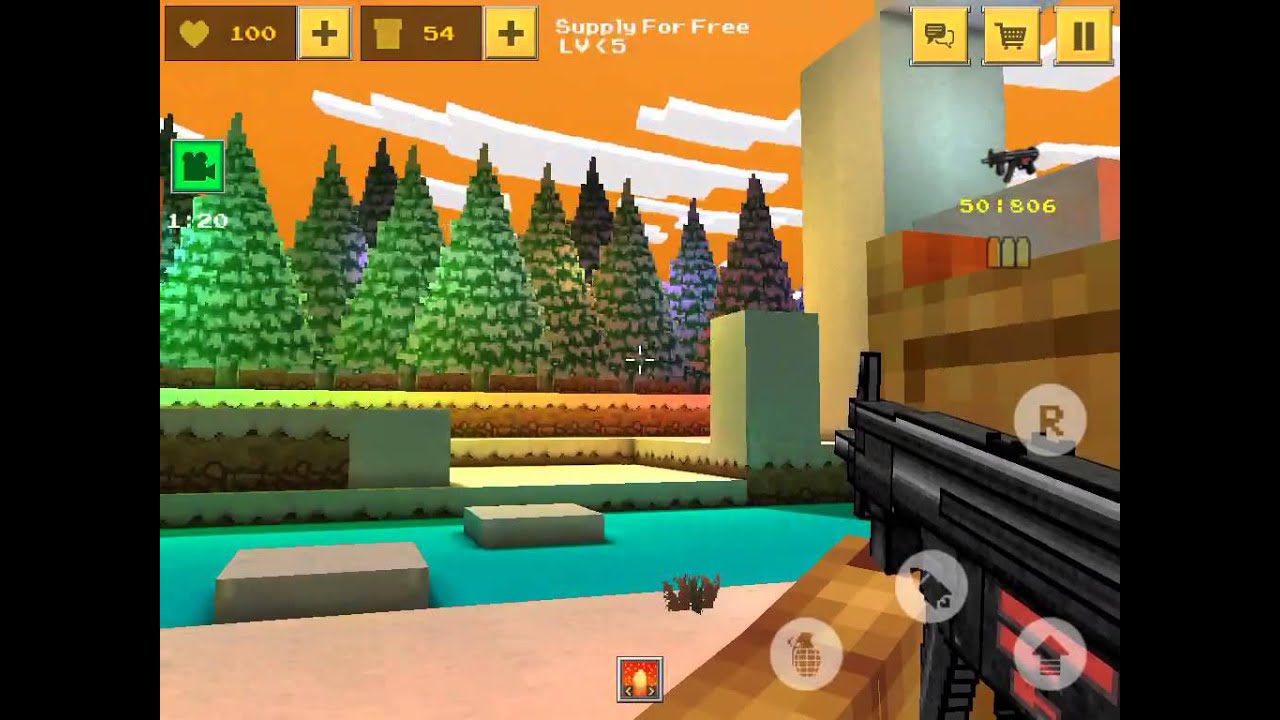 [Block Force - Pixel Style Gun Shooter Game] Blocked force - YouTube