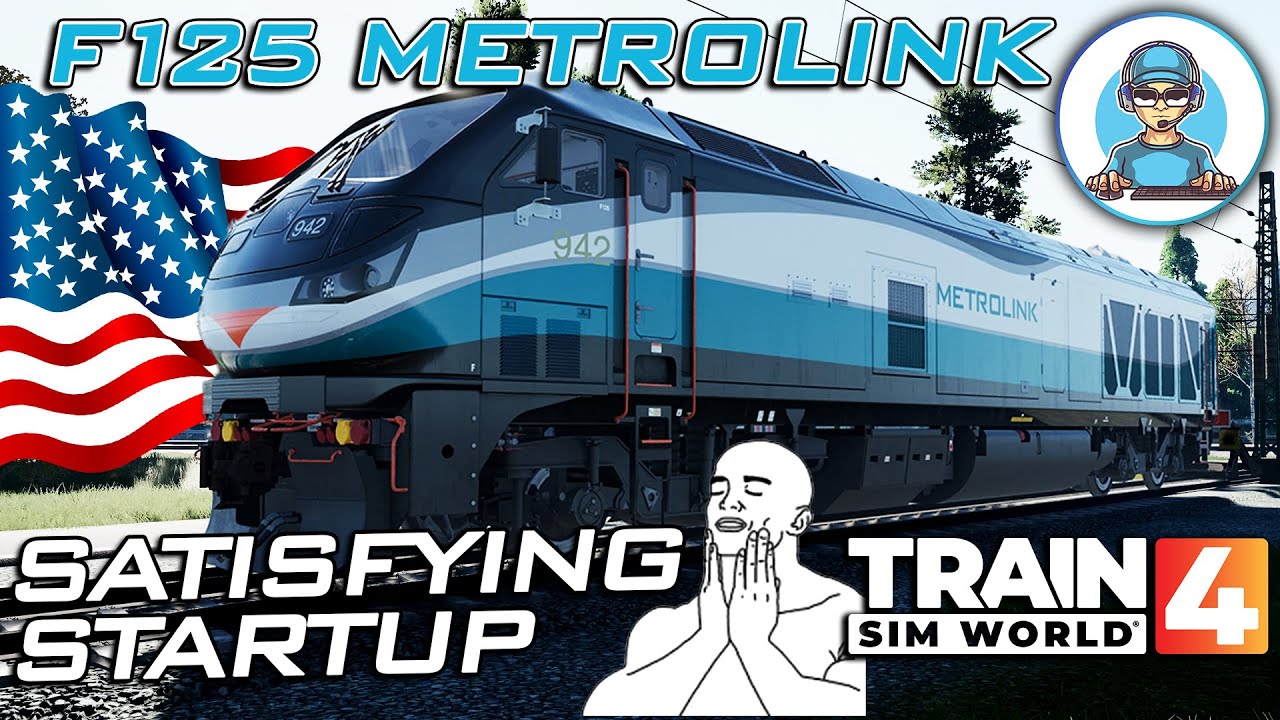 EMD F125 Metrolink Diesel Loco Startup - YouTube