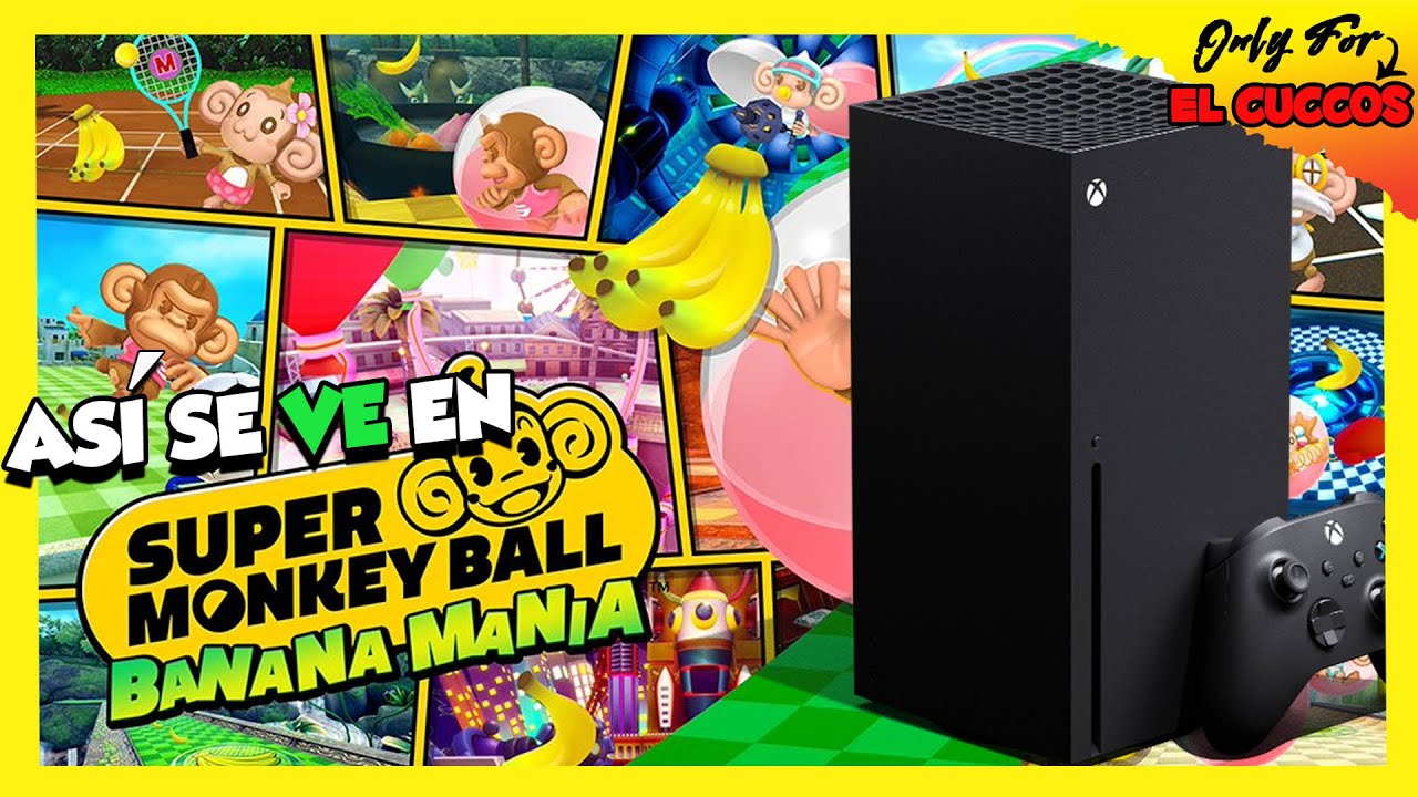 Así Funciona Super Monkey Ball Banana Manía en Xbox Series X - YouTube