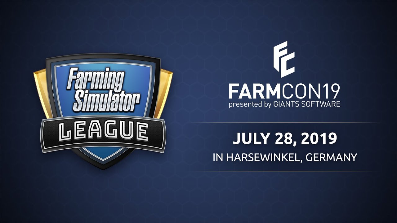Farming Simulator League @ FarmCon 2019 - YouTube