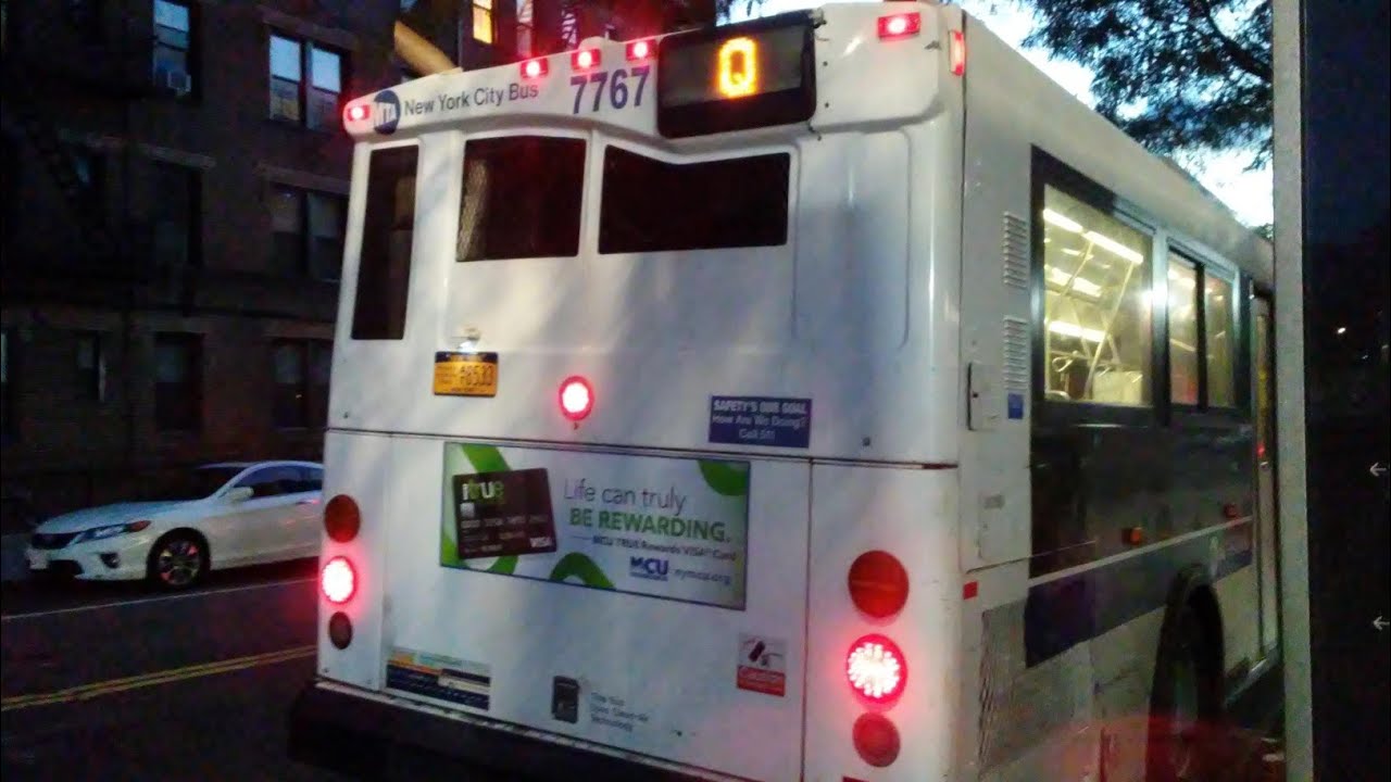 2003 Orion Vll CNG #7767 On The (Q) Shuttle Bus @ Lincoln Road & Ocean ...