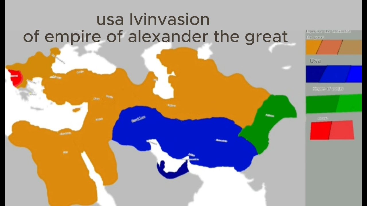 us invasion of empire of alexander the great - YouTube