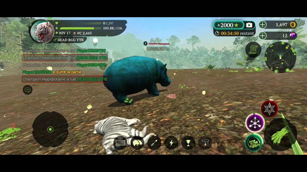 hippo champion + cool gameplay - YouTube