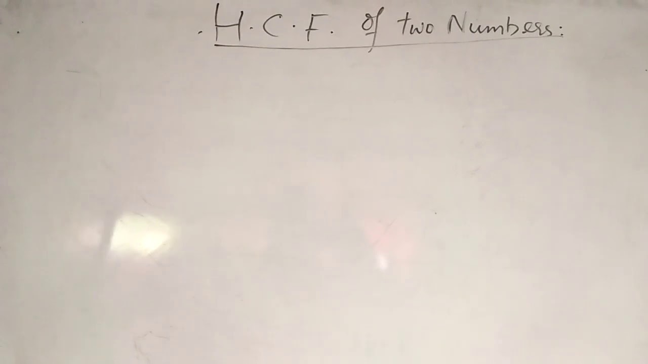 Definition of HCF with Example|Highest common factor in maths|Point To ...