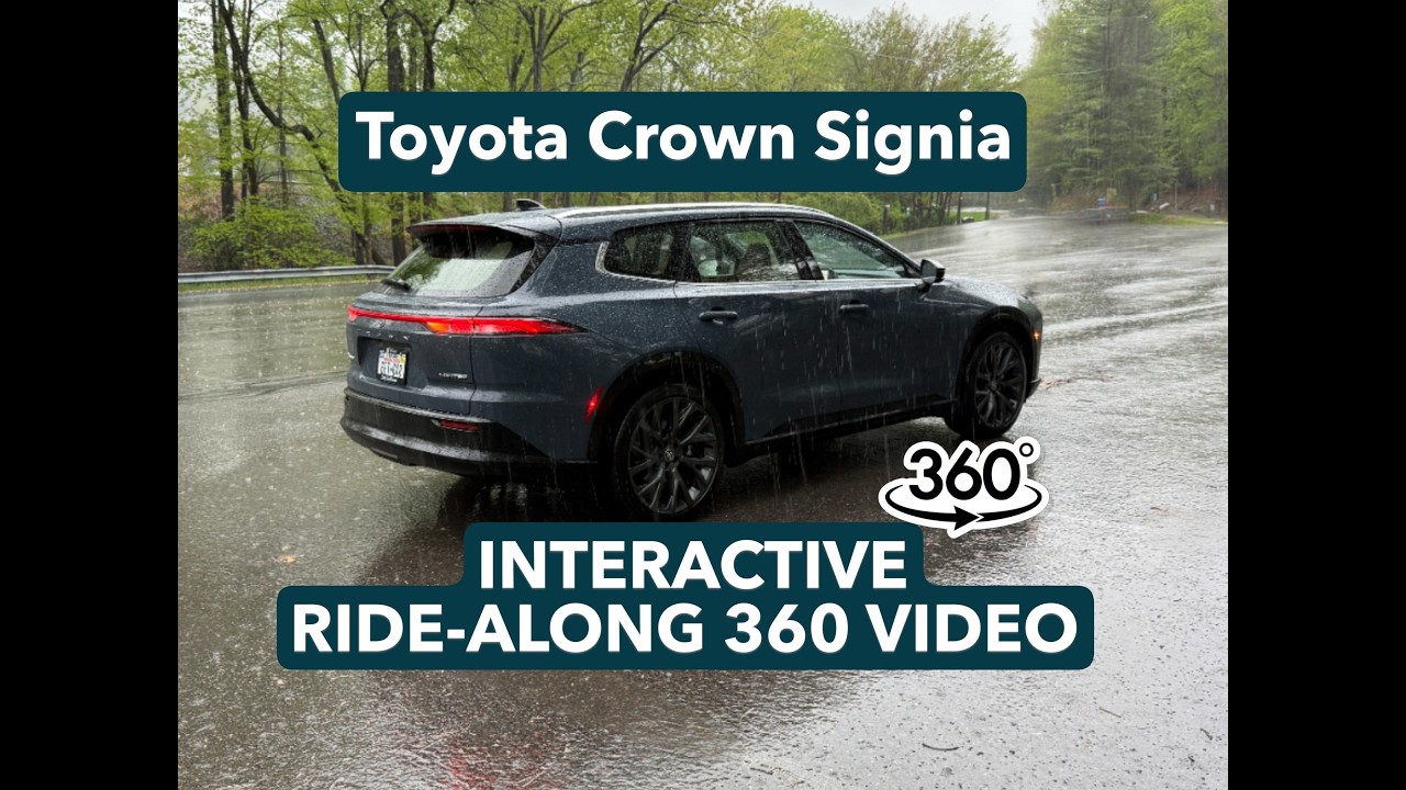 2025 Toyota Crown Signia 360-Degree Interactive Ride-Along! - YouTube