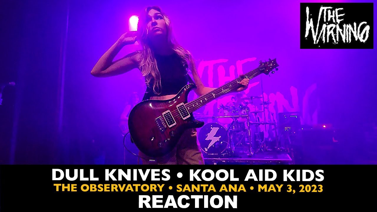 Musicians REACT to The Warning: Dull Knives, Kool Aid Kids (The ...