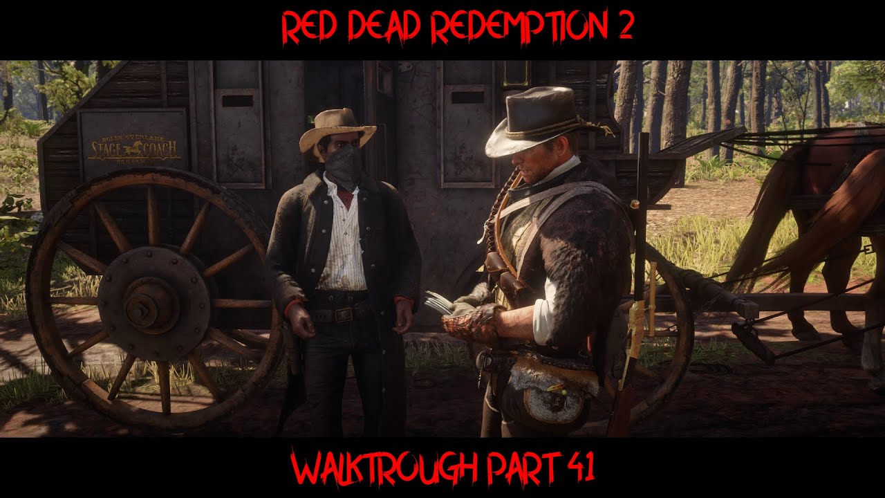 [4K] Stagecoach & Bank Robbery (RED DEAD REDEMPTION 2) Walkthrough Part ...