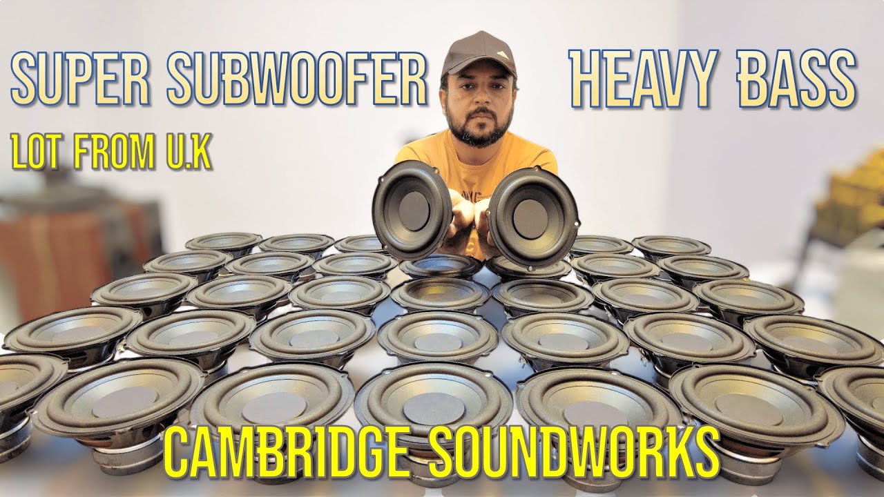 Super Subwoofer by Cambridge Soundworks! for ZK-MT21 2.1 DIY Home ...