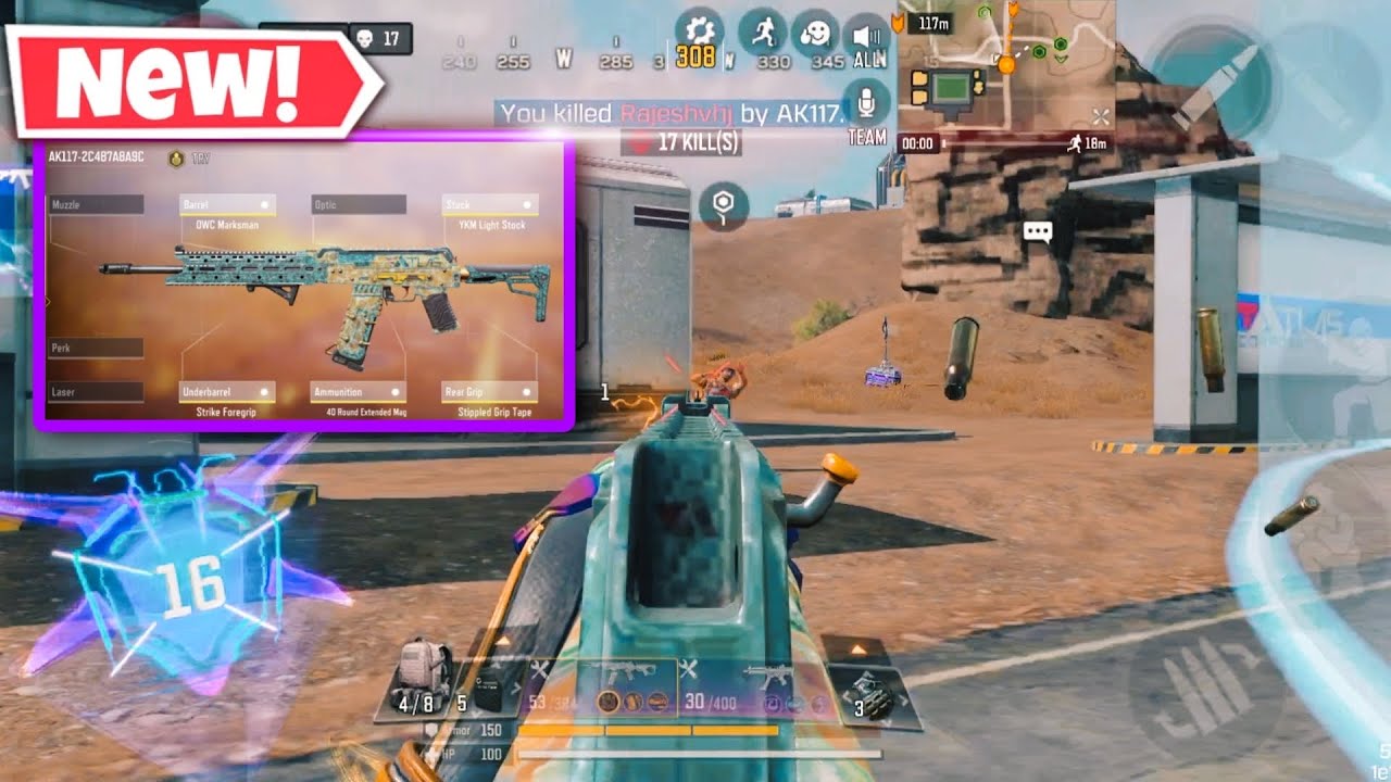 Ak117 best gunsmith in codm | Ak117 Gameplay - YouTube