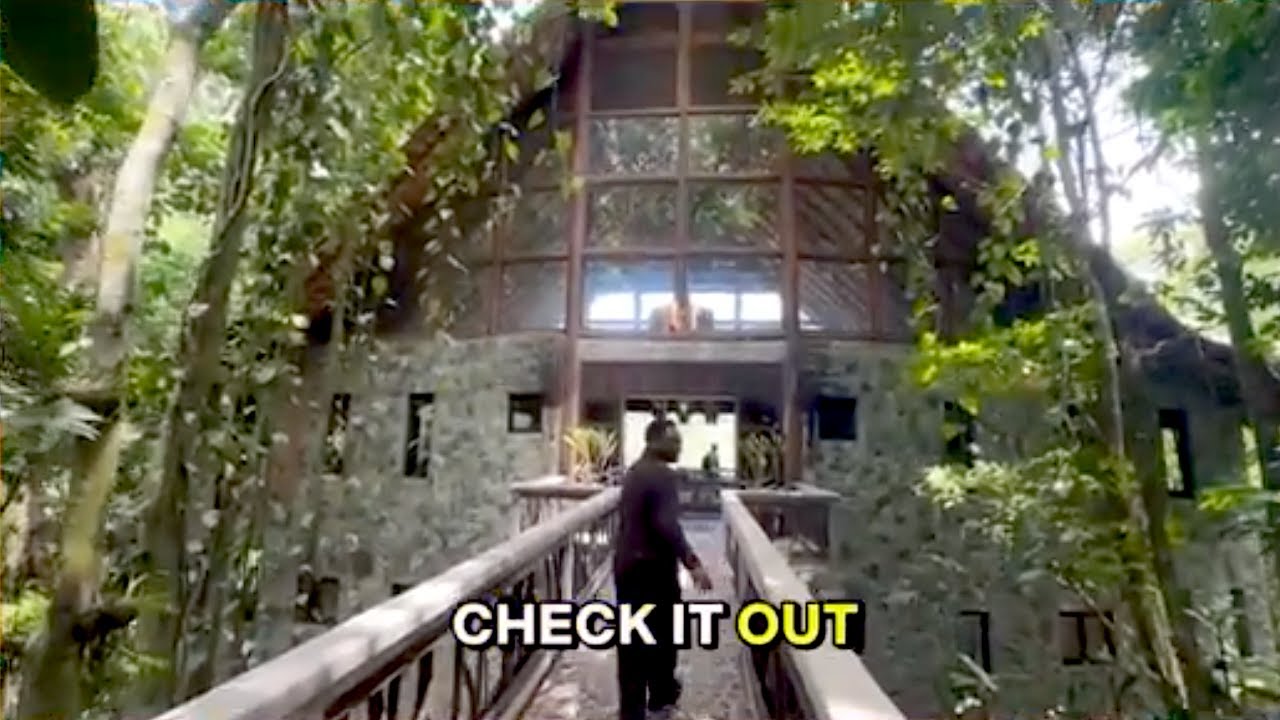 J PRINCE SHOWS OFF HIS TREE HOUSE MANSION IN SECLUDED JUNGLE GET AWAY ...