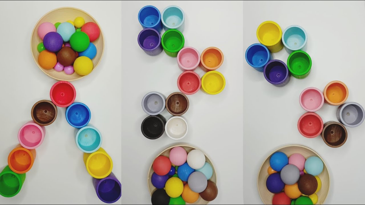 Satisfying Color Sorting - YouTube