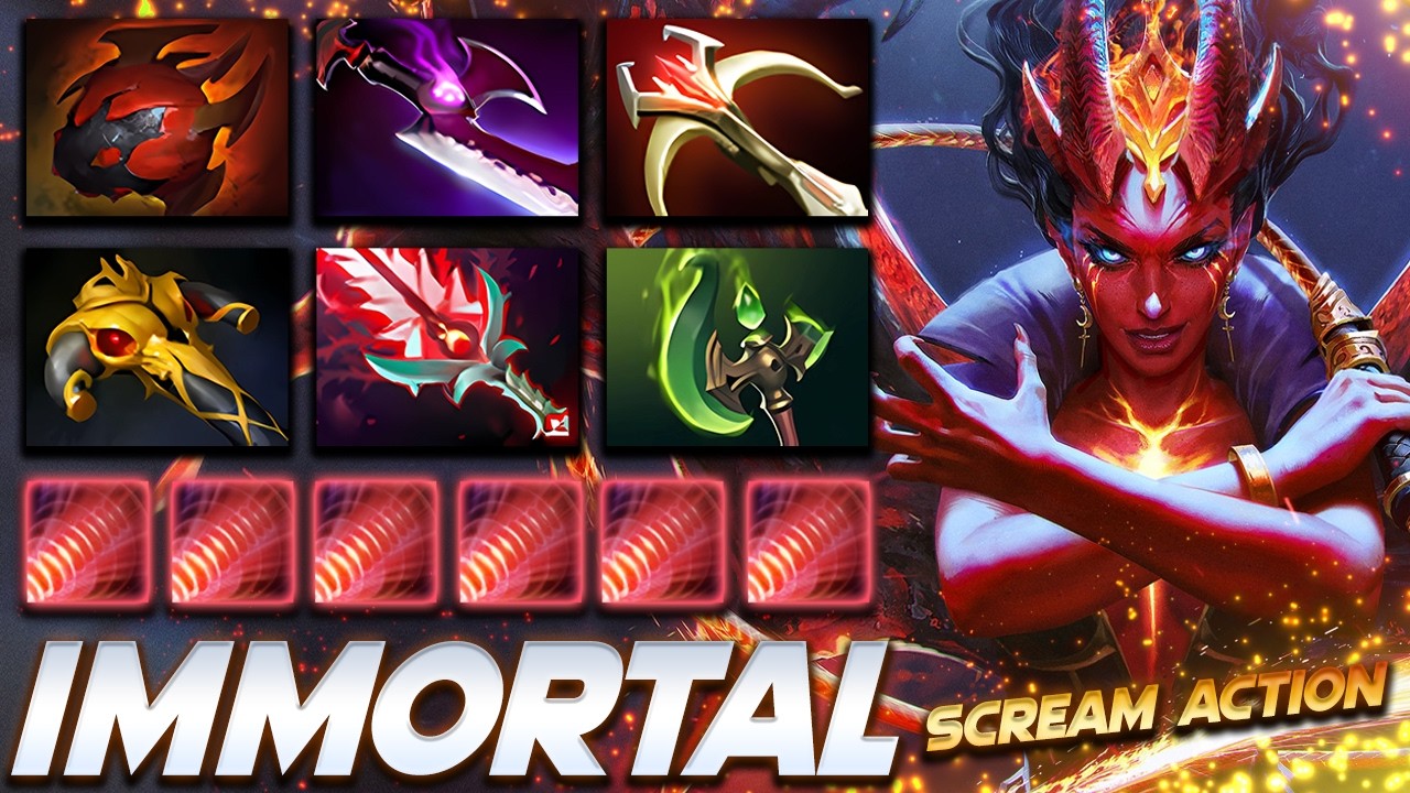 Queen of Pain Scream Action - Dota 2 Pro Gameplay [Watch & Learn] - YouTube