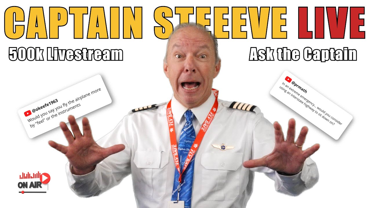 Ask the Captain Live - 500k Livestream - YouTube