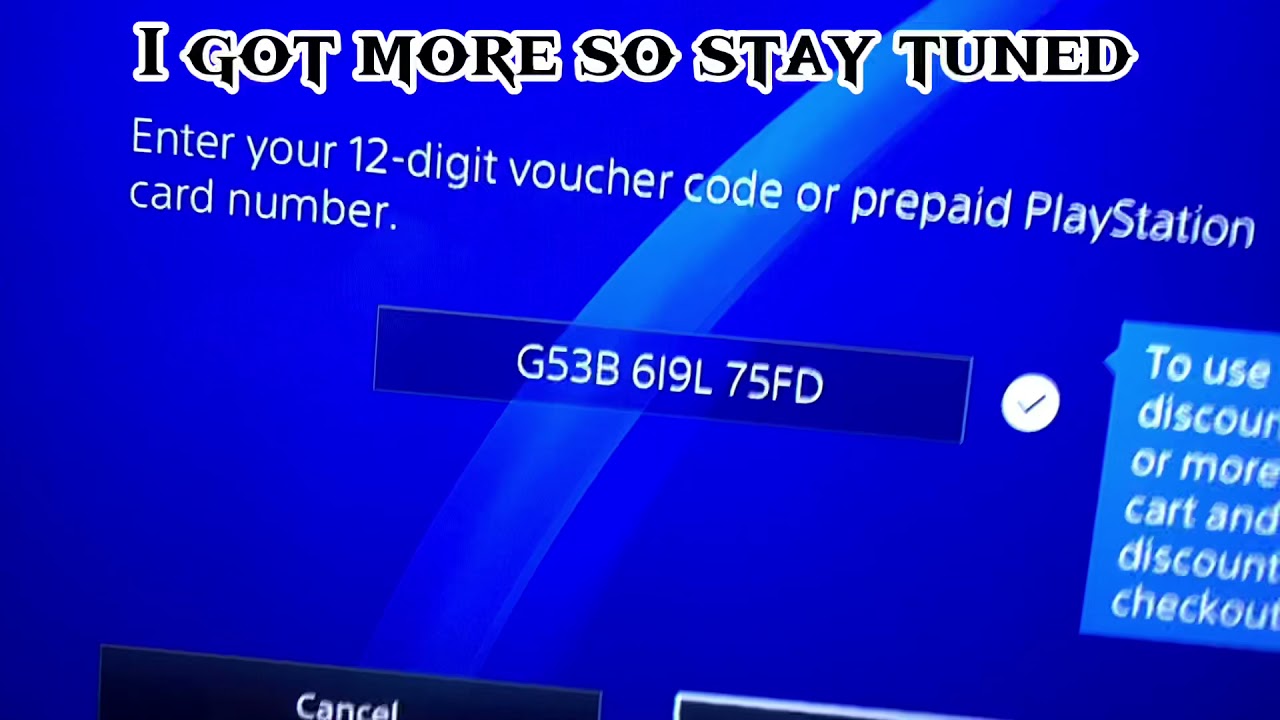 First psn code giveaway! - YouTube