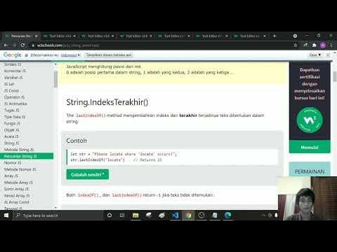 TUGAS PEMROGRAMAN DASAR :JAVASCRIPT (Event, String, Number, Dan Array) - YouTube