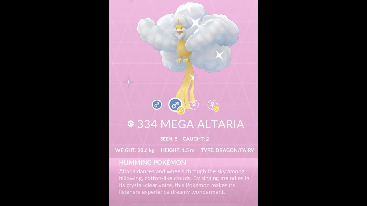Mega Shiny Altaria - YouTube