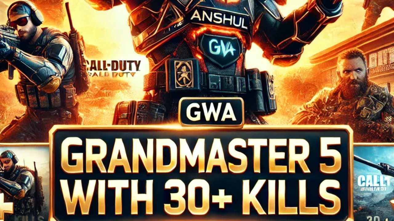 🔥 Grandmaster 5 Achieved! 🎮 30+ Kills MVP in Hardpoint Mode | Gaming ...