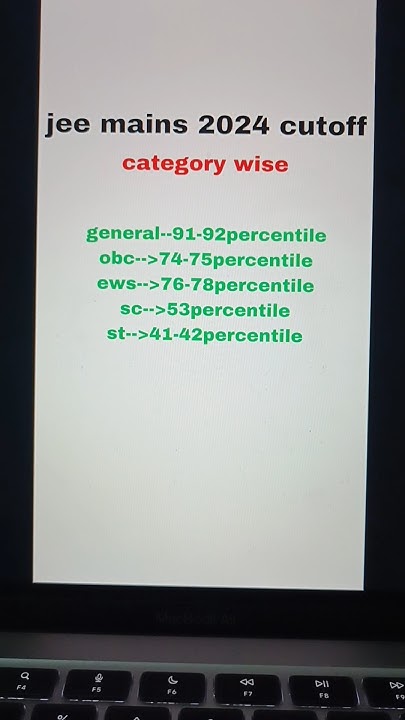 Jee mains 2024 category wise cutoff💥Jee mains 2024 cutoff for advanced ...