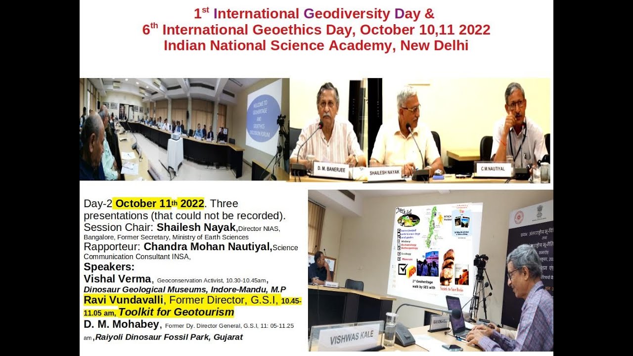 Toolkit for Geotourism, INSA , New Delhi - YouTube