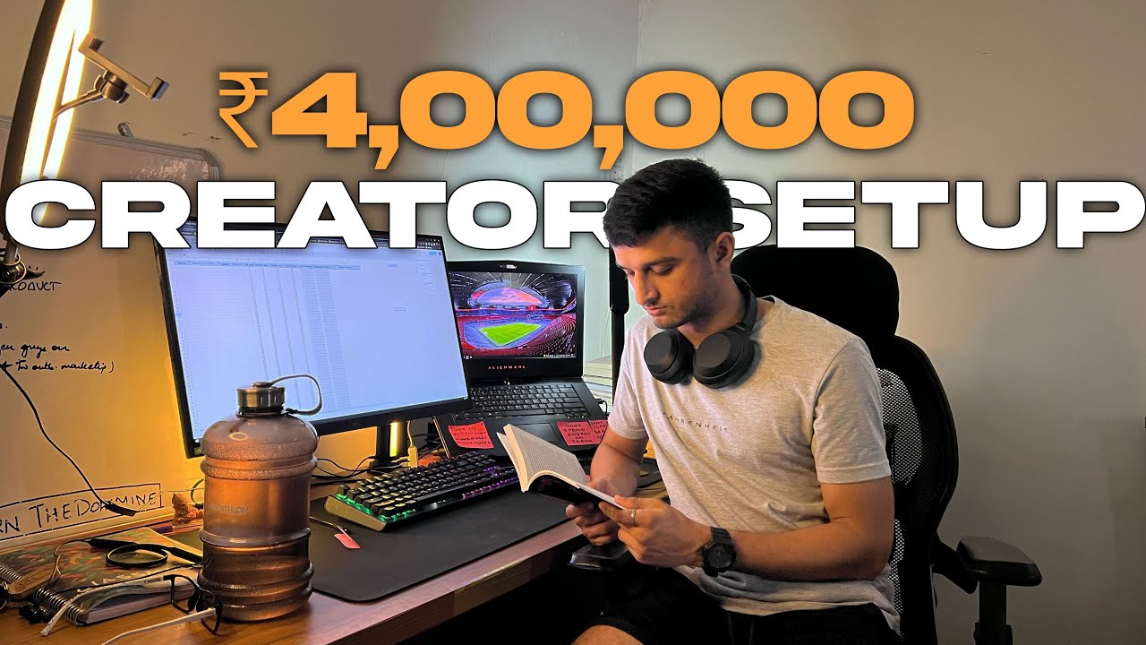 My ₹4,00,000 Creator Setup Tour 2023 | Laptop Setup - YouTube