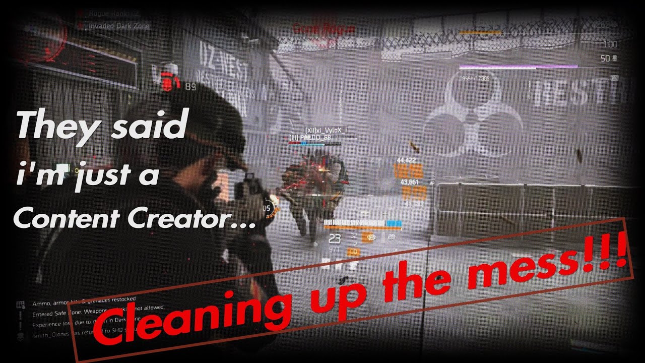 The Division 2| Cleaning up the mess!!! - YouTube