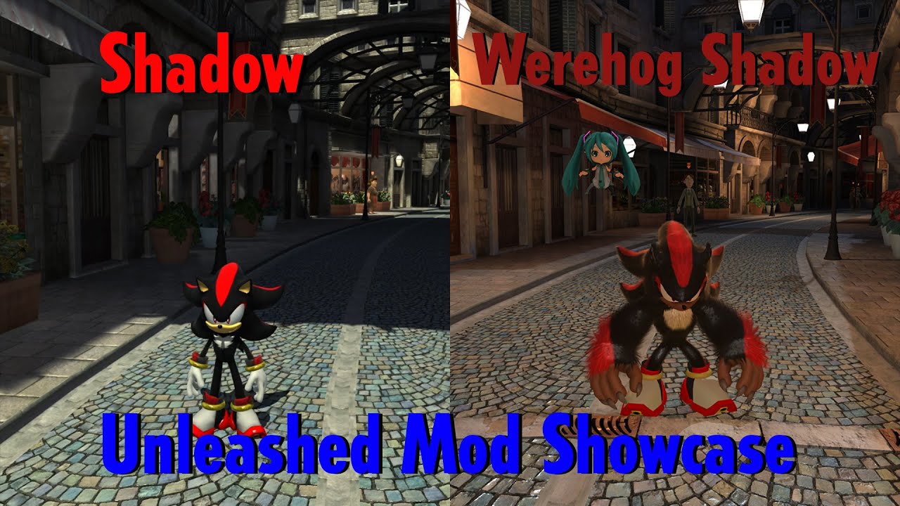 Play as Shadow and Werehog Shadow in Sonic Unleashed Recomp - Mod ...