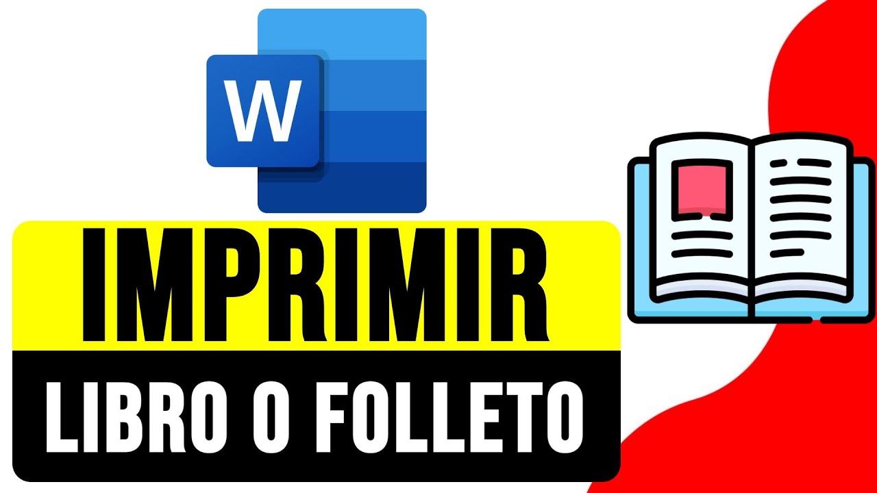 Cómo IMPRIMIR en Forma de LIBRO o FOLLETO en WORD 2025 | Crear Folletos ...