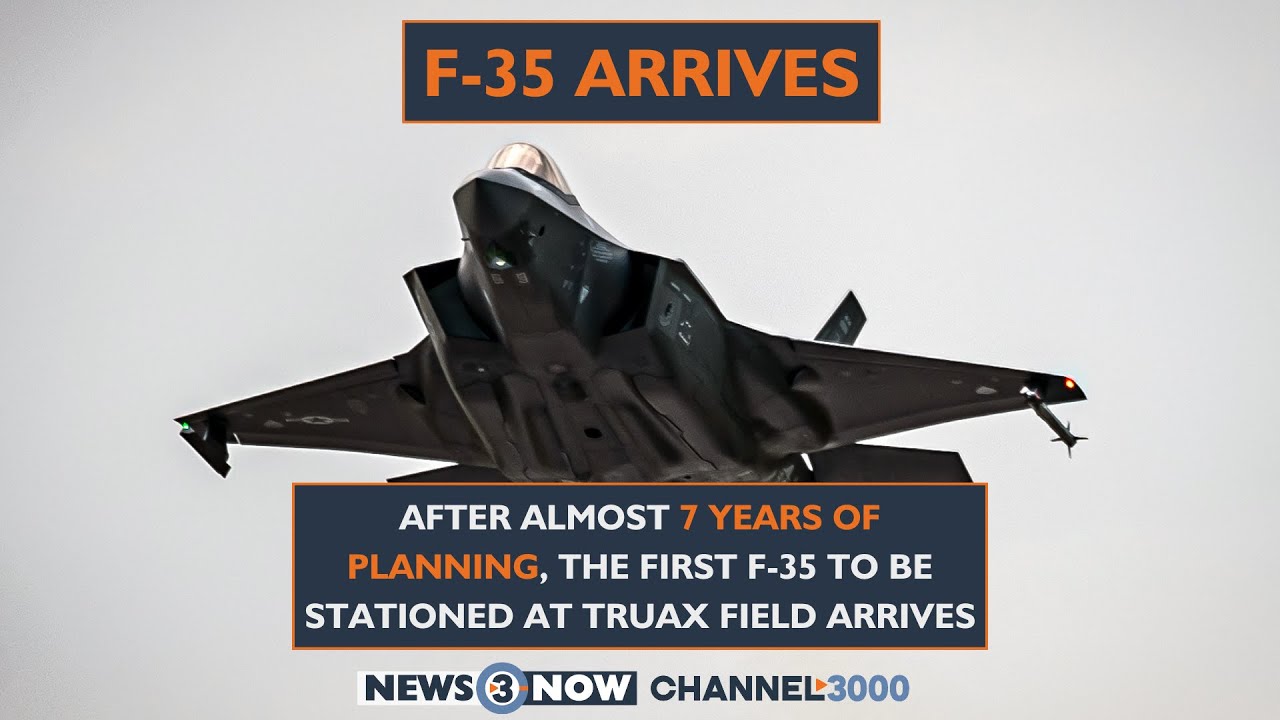 #LIVE: First F-35 to be stationed at Truax Field arrives - YouTube