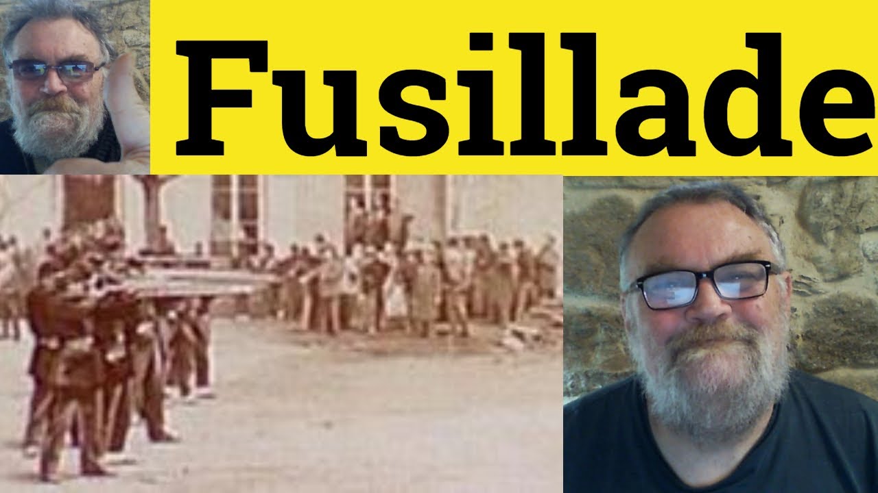 😎 Fusillade Meaning - Fusillade Examples - Fusillade Definition ...