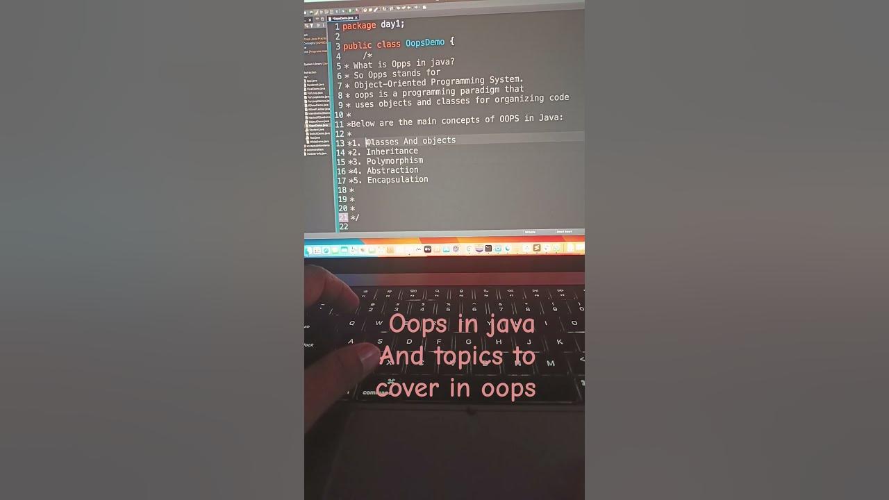 Java Oops Oops Concept In Java Object Oriented Programming System In Java Javatutorial