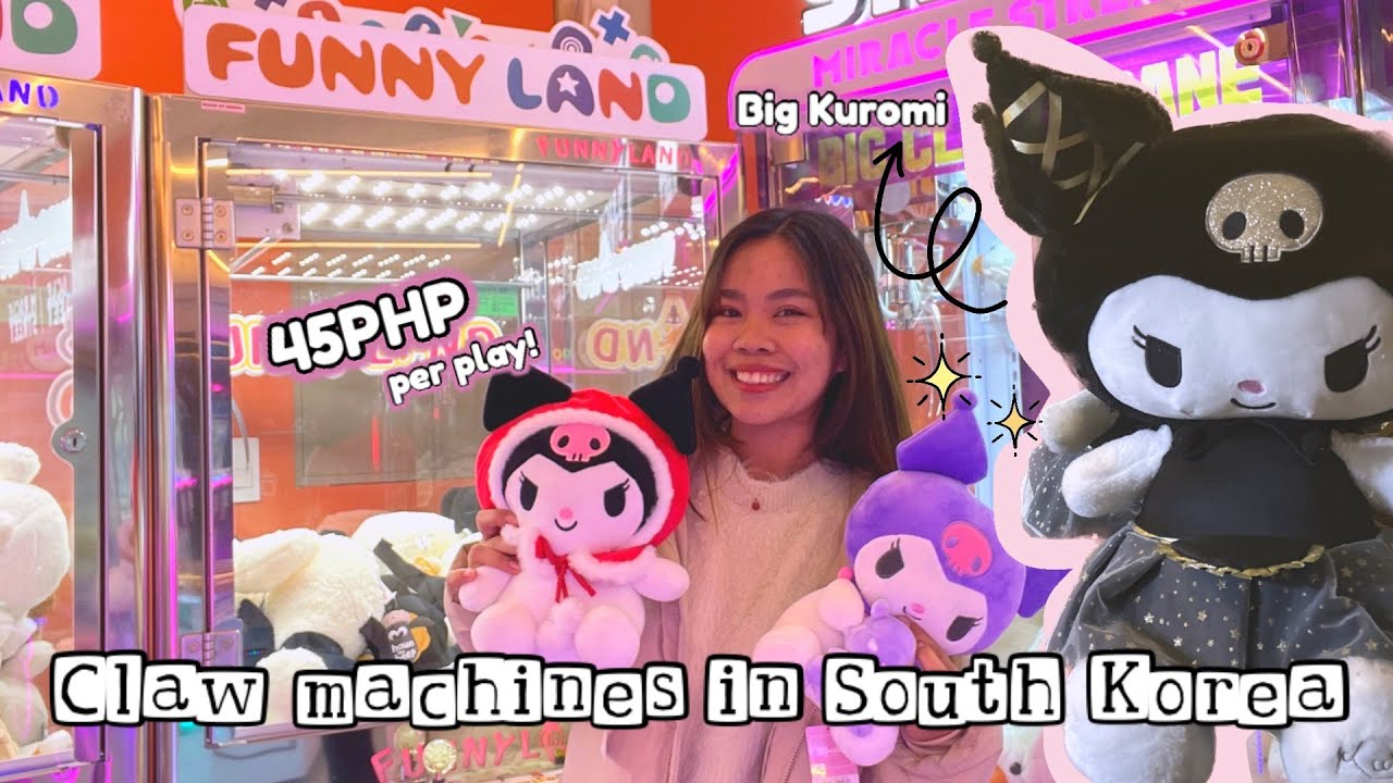KOREA VLOG | WINNING IN CLAW MACHINES - YouTube