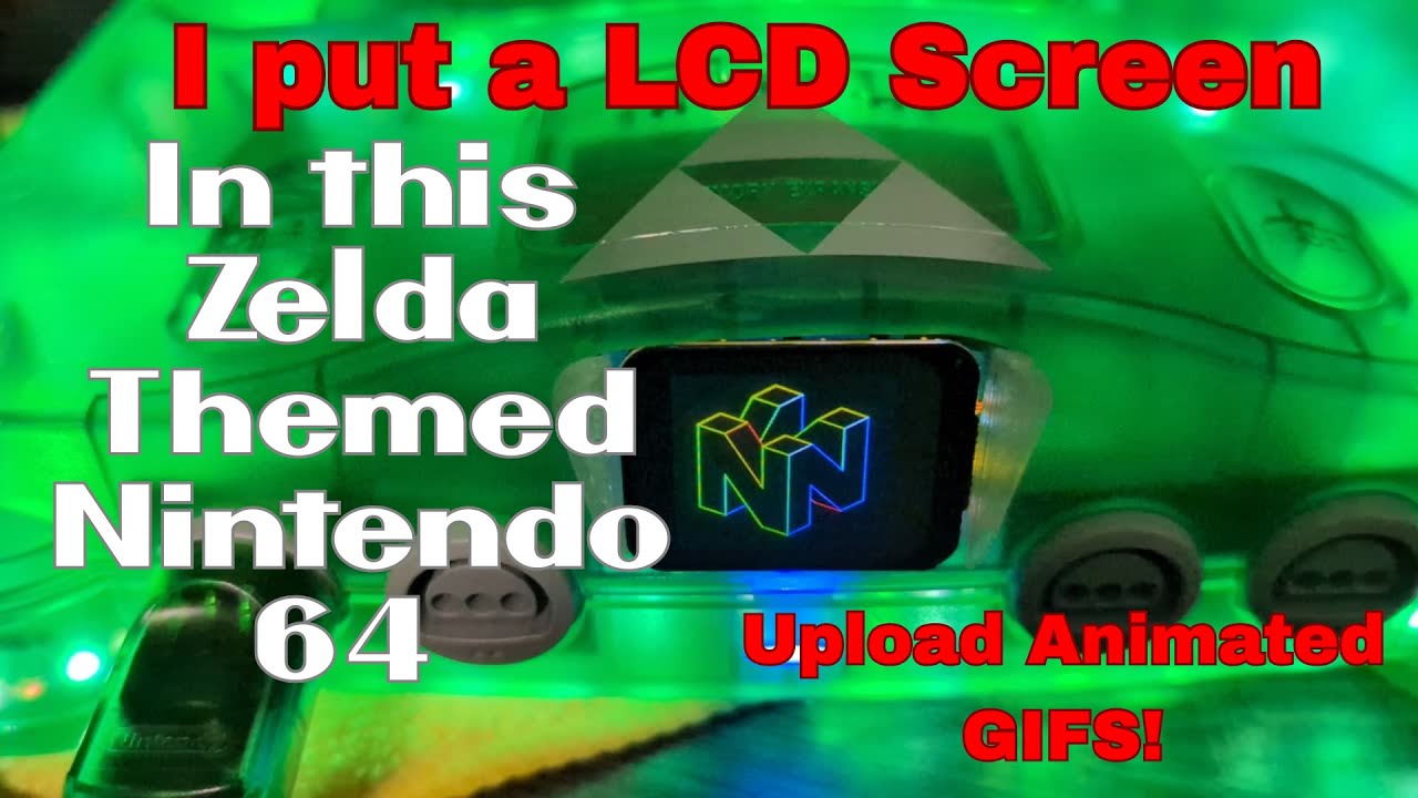N64 Upgrade! I put an LCD screen INSIDE a Nintendo 64 to make an ...