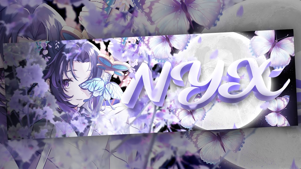 Demon Slayer Anime Header/Banner | Shinobu Kocho | Speed Art (Photoshop ...
