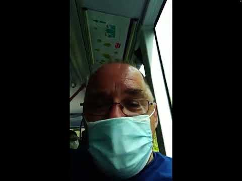 Michael Call Security Sandford the face mask bully on the bus