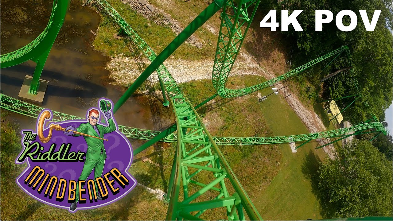 Riddler Mindbender POV Six Flags Over Georgia Classic Schwarzkopf ...