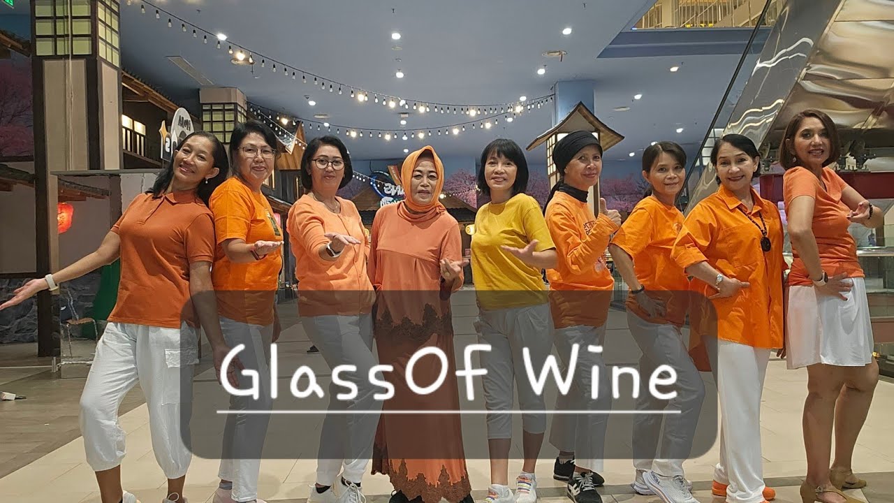 Glass of Wine line dance - YouTube