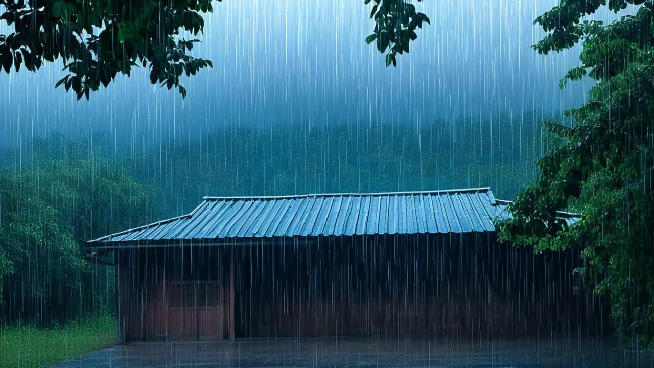 Peaceful Rain Sounds for Sleep – Relaxing and Calming Rainfall to Help ...