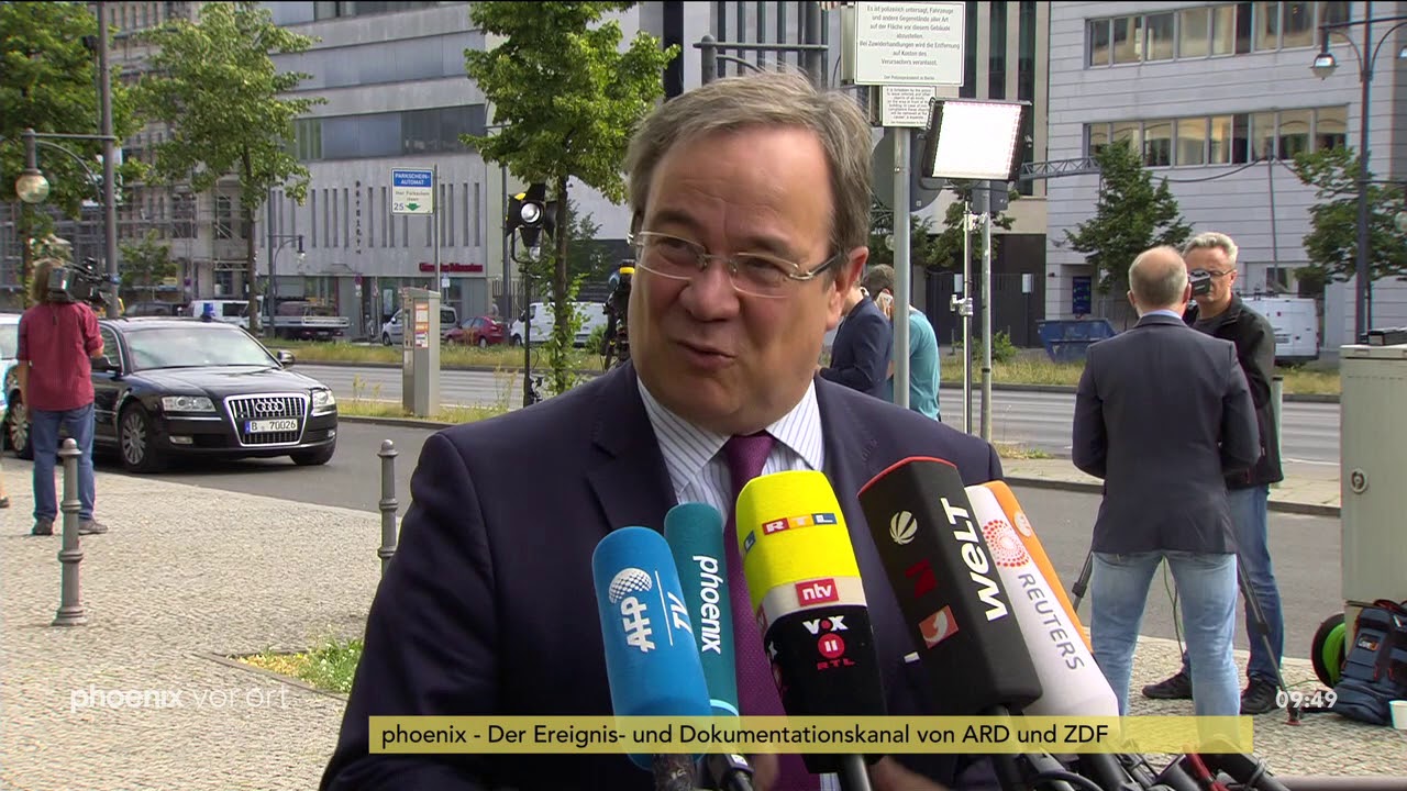 Streit um Flüchtlingspolitik: u.a. Statement von Armin Laschet am 18.06 ...