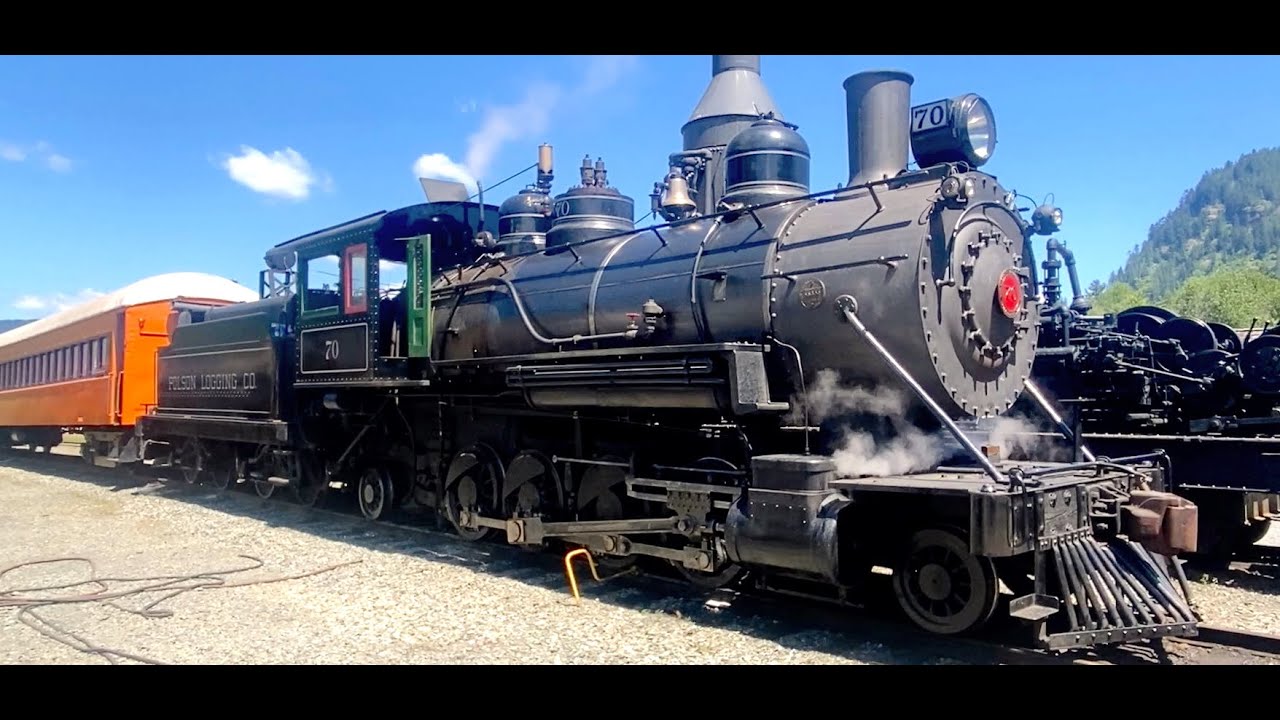 Step aboard the 1922 Polson #70 steam locomotive for a cab tour while ...