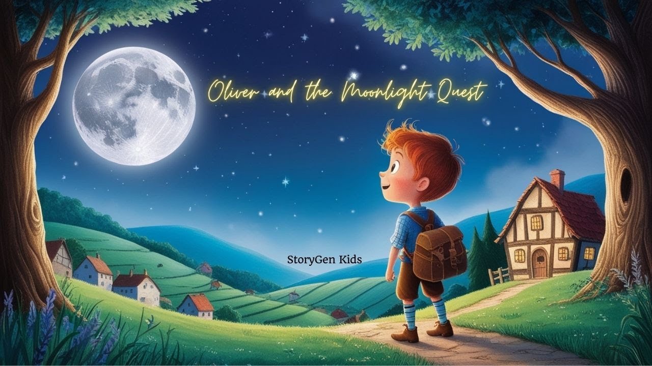 Oliver and the Moonlight Quest | Short Stories | Kids - YouTube
