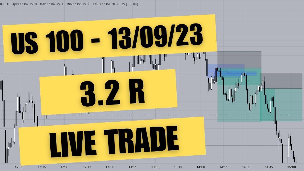US100 - Analysis and Trade - Sept. 13 2023 P.M. Session - ICT Silver Bullet - YouTube