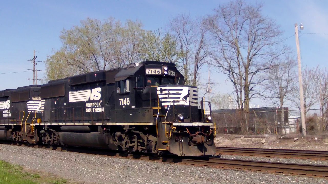 NS B08 @ LAPORTE, IN 5 12 20 NS 7146 NS 7144 - YouTube