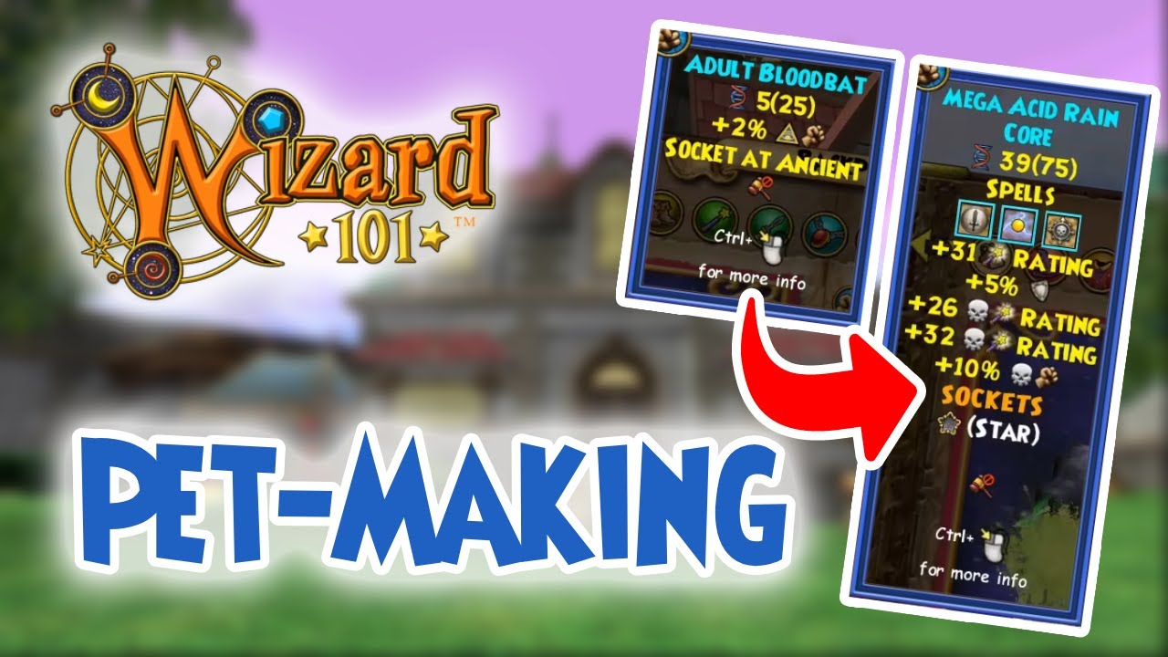 Critical Resist Acid Rain Core - Wizard101: Pet Making #2 - YouTube