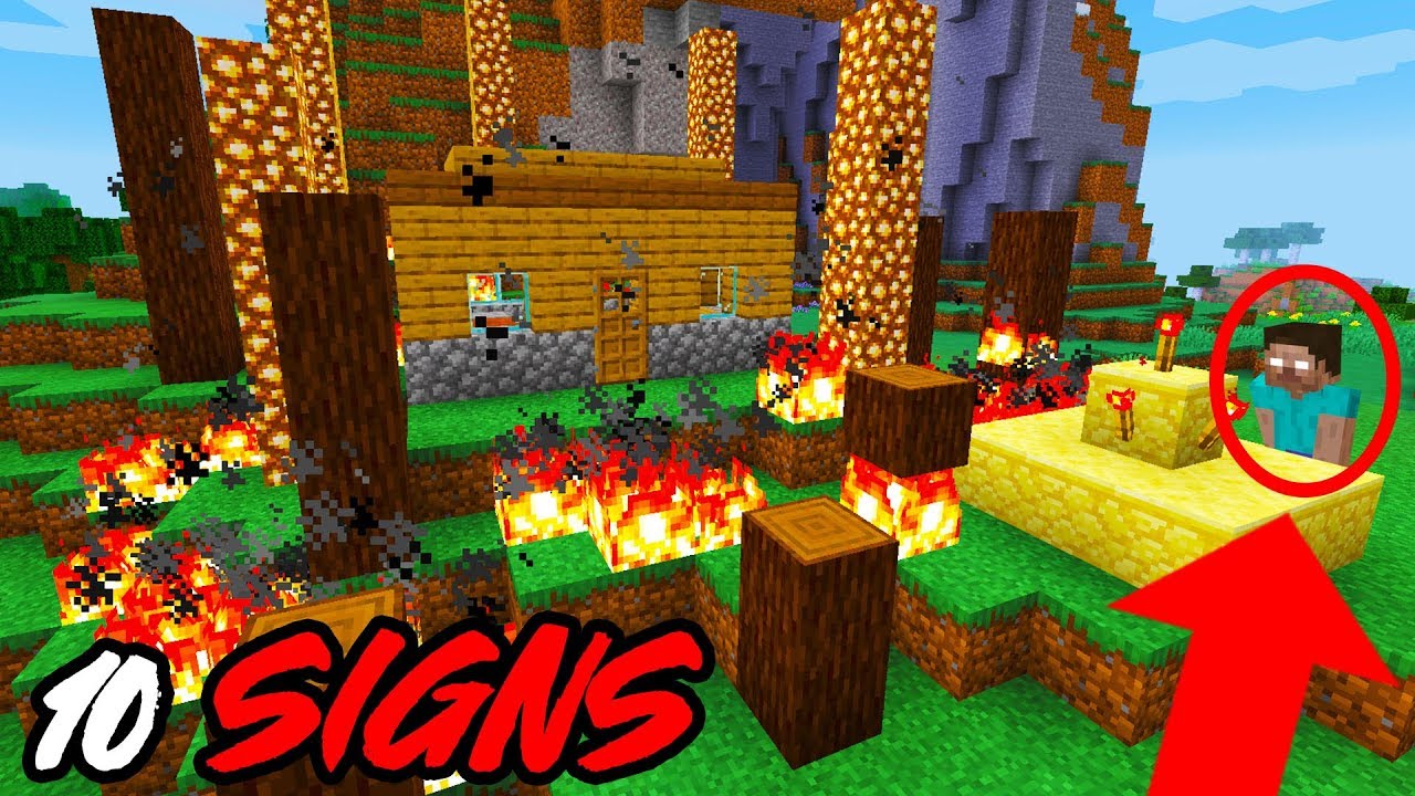 10 Signs to Know If HEROBRINE Is In Your Minecraft World! (Top 10 ...