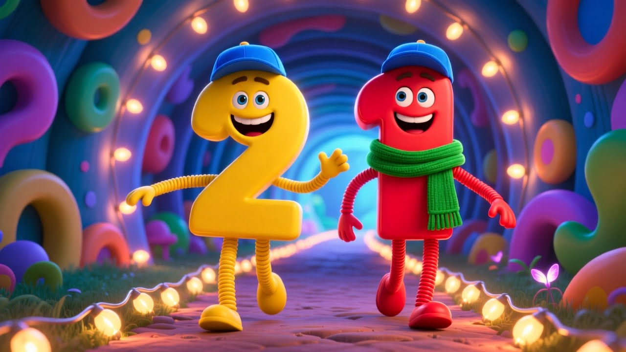 Numbers Race in Fairy Park 🧚‍♀️🏁 Fun Counting Song for Kids | Learn ...