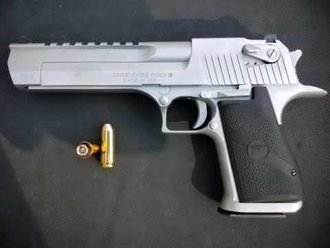 Desert Eagle 50 AE Deagle vs. Cement Block