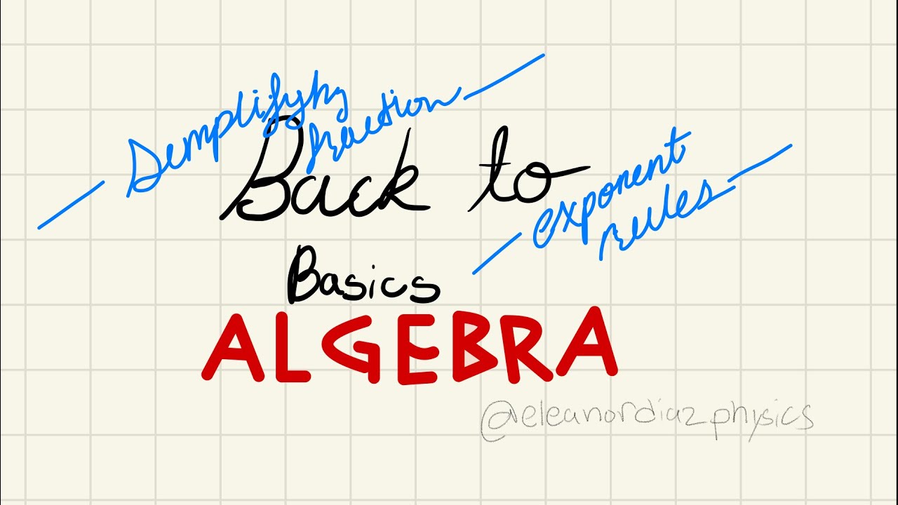 Guide to Simplifying Fractions (+ exponent rules) - YouTube