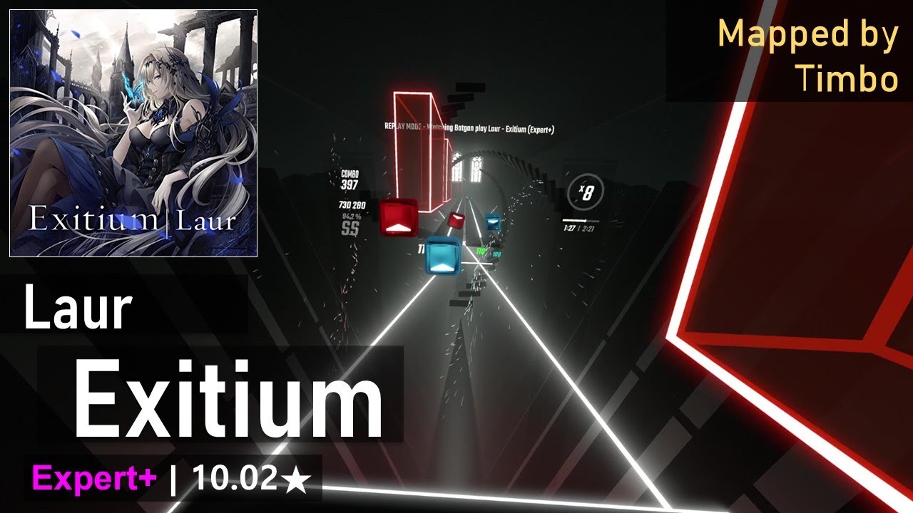 Laur - Exitium | 94.41% 426.01pp (Expert+) | Beat Saber - YouTube
