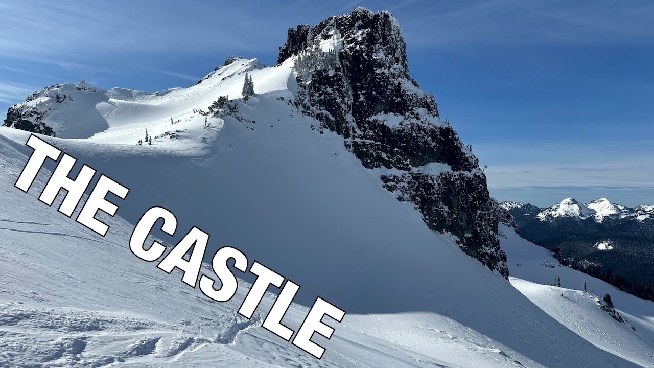 The Castle: A Day of Postholing with Mount Rainier in Sight - YouTube