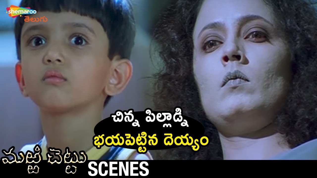 Ghosts Scares a Boy | Marri Chettu Telugu Horror Movie | JD ...